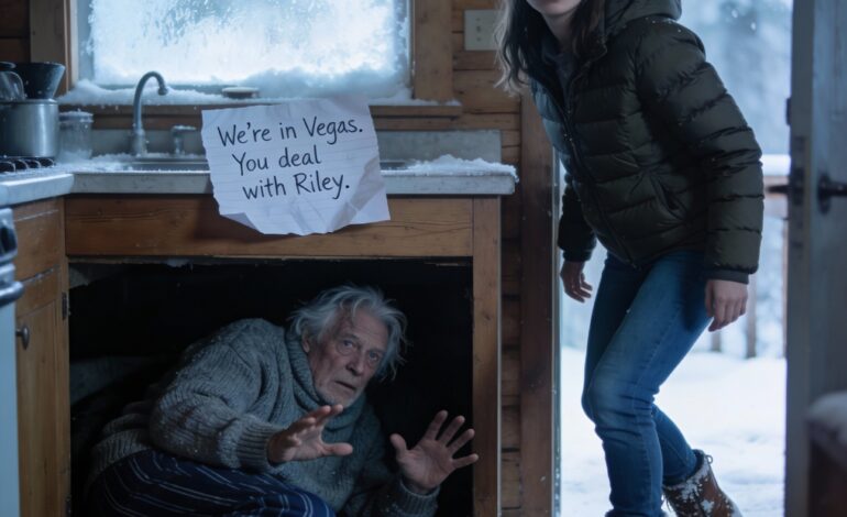 I found my grandfather crawling on the floor, half-frozen, abandoned ...