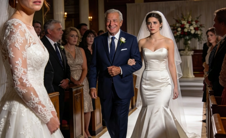 A hush fell over the guests. My groom’s hand went rigid in mine. “Don’t ...